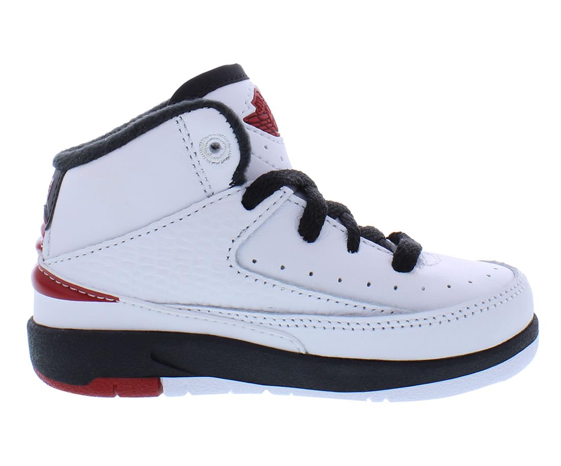 Jordan Air 2 Retro (Big Kid) White/Varsity Red/Black 4 Big Kid M