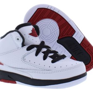 Jordan Air 2 Retro (Big Kid) White/Varsity Red/Black 4 Big Kid M