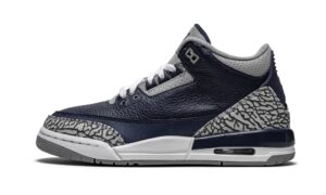 jordan youth air jordan 3 retro gs 398614 401 georgetown - size 4y