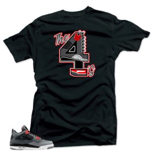 SNELOS Shirt to Match Jordan 4 Infrared Volt Match Sneaker tee