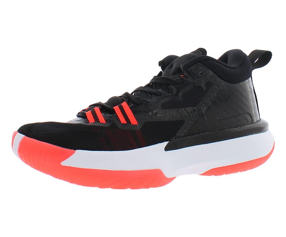 Nike Jordan Kids Zion 1 (GS) Basketball Shoe (6, Black/Bright Crimson/White, Numeric_6)