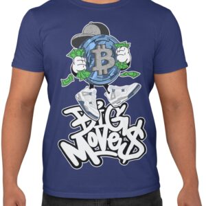 Jordan 4 B-Coin Big Moves - Midnight Navy T-Shirt to Match Men's Sneakers, Jordan 4s Midnight Navy Tee to Match Men's Shoes