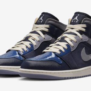 Jordan Mens Air Jordan 1 Mid SE Craft DR8868 400 Obsidian - Size 10