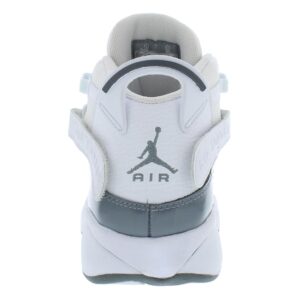 Jordan Boy's 6 Rings (Big Kid) White/Cool Grey/White 7 Big Kid M