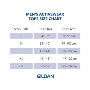 Gildan mens Heavy Cotton T-shirt, Style G5000, Multipack Shirt, Carolina Blue (2-pack), X-Large US