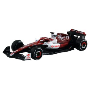 bburago alfa romeo f1 c42#77 valtteri bottas 2022 1/43 diecast model car 38067