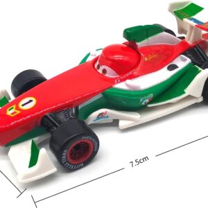 Flmenunu Movie Car Toy Francesco-F1 1:55 Scale Die-Casting Car Metal Alloy Boy Kid Toy