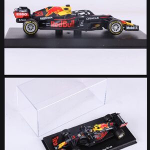 pchmodel 1:43 F1 RB16B Red Bull Racing Car 2021 NO.33 &11 Alloy Luxury Vehicle Diecast Cars Model Toy Collection by Bburago 38056 (RB16B NO.33 Hardcover Edition)