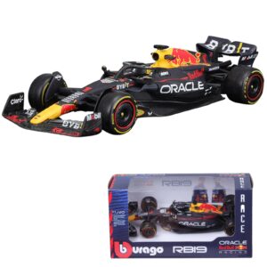 xiangtat bburago 1:43 2023 f1 red bull rb19 no. #1 max verstappen ferrari mercedes formula racing alloy car diecast model (rb19 no.#1)