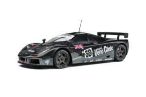 solido 1:18 mclaren f1 gt-r short tail black 24h le mans 1995