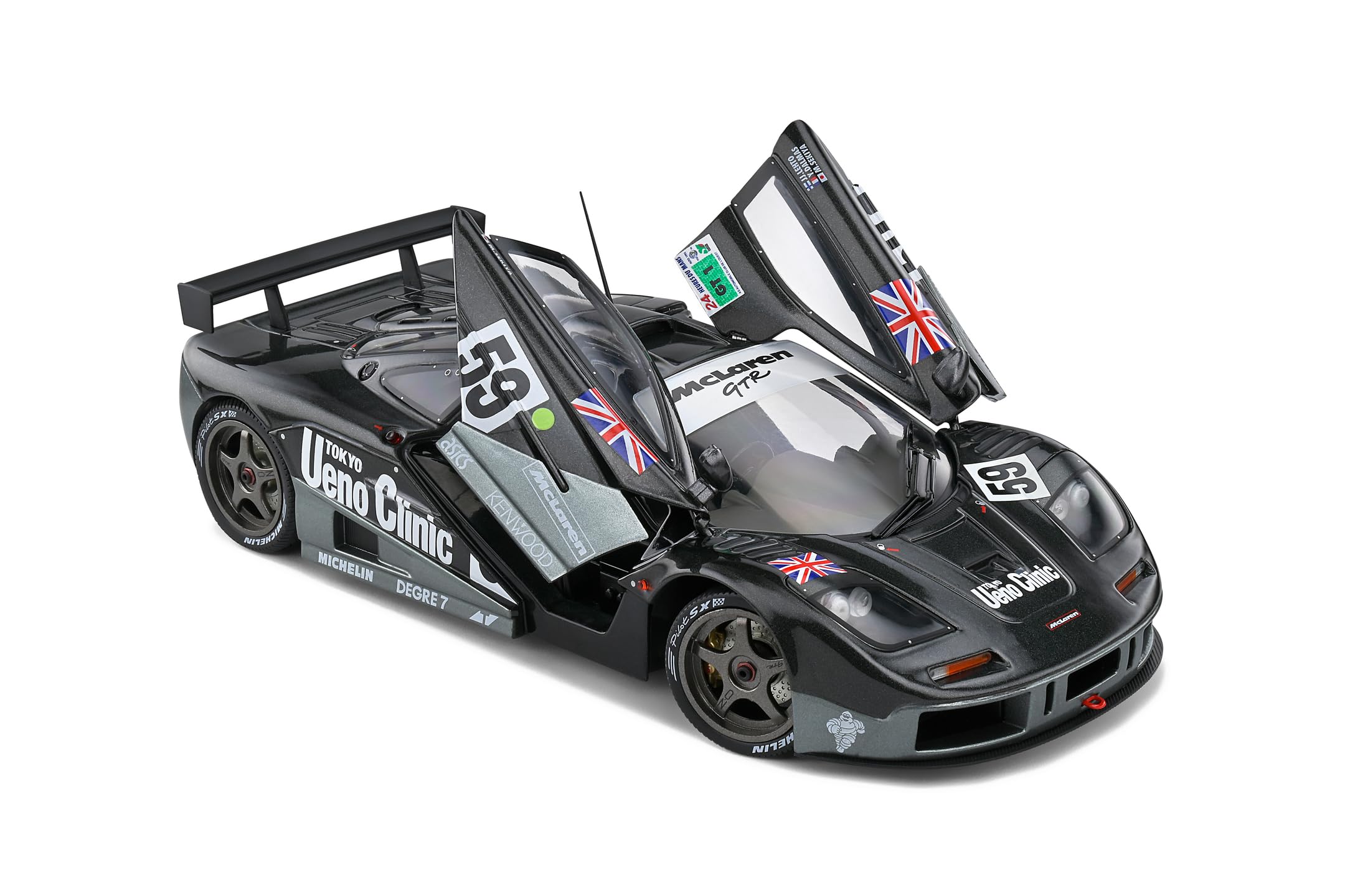 Solido 1:18 Mclaren F1 GT-R Short Tail Black 24H Le Mans 1995