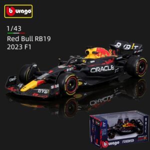 XTD Bburago 1:43 2023 F1 RB19 1# Max Verstappen F1 Champion Racing Formula Alloy Car for Red Bull Team Die cast Model Car (RB19 1#)