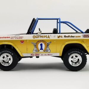 Greenlight Collectible 1970 Baja Bronco #1 Big OLY Tribute Edition Vel's Parnelli Jones Racing Limited Edition to 702 pcs 1/18 Diecast Model Car for Acme 51405