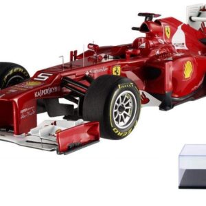 Diecast Car & Display Case Package - 2012 - Ferrari F2012 F1 Formula - F. Alonso #5, Red - X5484-1/18 Scale Diecast Model Toy Car w/Display Case