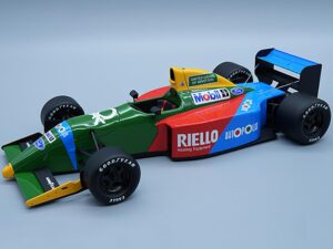 benetton b190 press version formula one f1 world championship (1990) "mythos series limited edition to 30 pieces worldwide 1/18 model car by tecnomodel tm18-226a