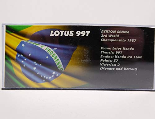 OPO 10 - Ayrton Senna Lotus 99T # 12 - Winner Monaco GP Formule 1-1987 1:43 Altaya (708)