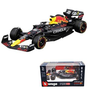 hnw bburago 1:43 new 2022 f1 red bull racing rb18 1# verstappen 11# perez special paint formula one alloy super toy car model (rb18#1)