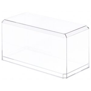 pioneer plastics 094c clear plastic display case for 1:24 scale cars, 9" w x 4.125" d x 4.375" h (mailer box)