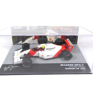 OPO 10 - Formula 1 car 1/43 Compatible with McLaren MP4 / 7# 1 Ayrton Senna Germany GP F1 1992 (723)