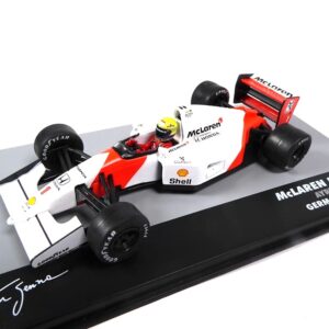 OPO 10 - Formula 1 car 1/43 Compatible with McLaren MP4 / 7# 1 Ayrton Senna Germany GP F1 1992 (723)