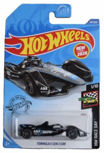 hot wheels formula e gen 2 car - race day 1/10