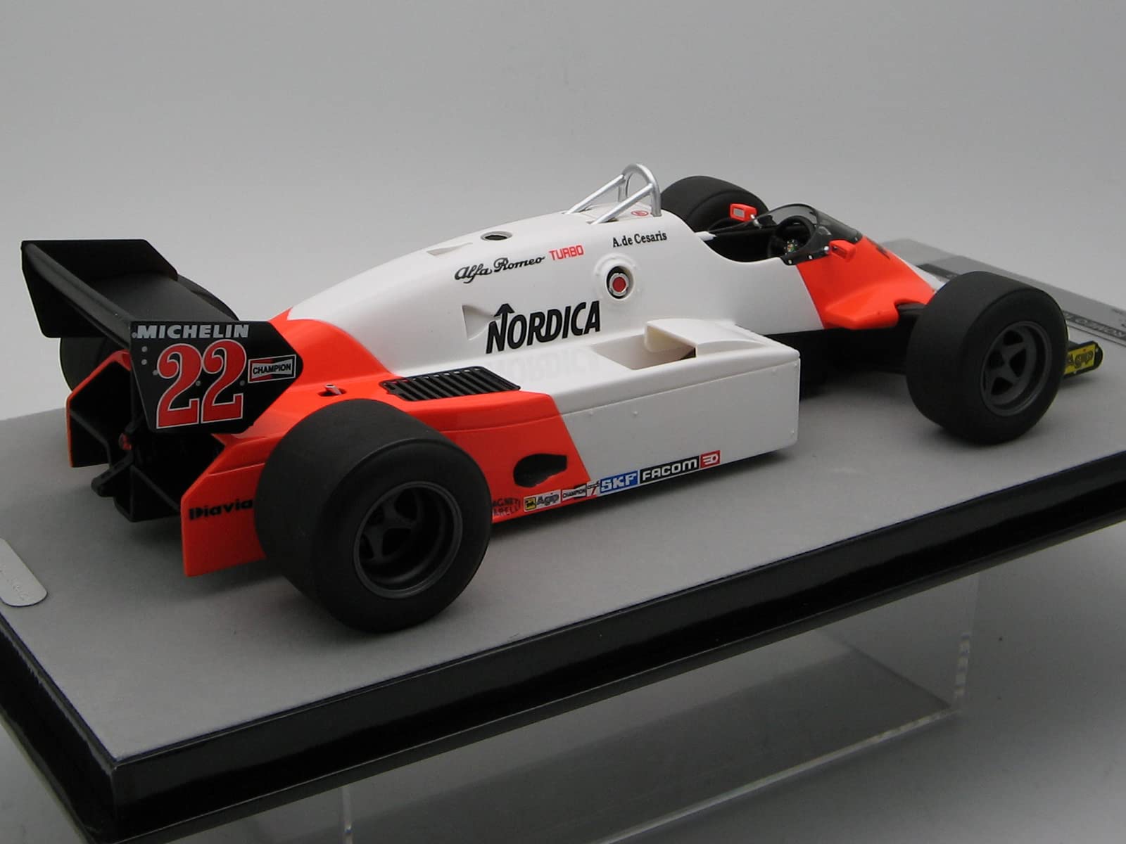 TECNOMODEL 183T #22 Andrea De Cesaris Formula One F1 Monaco GP (1983) "Mythos Series Limited Edition to 120 Pieces Worldwide 1/18 Model Car TM18-230B