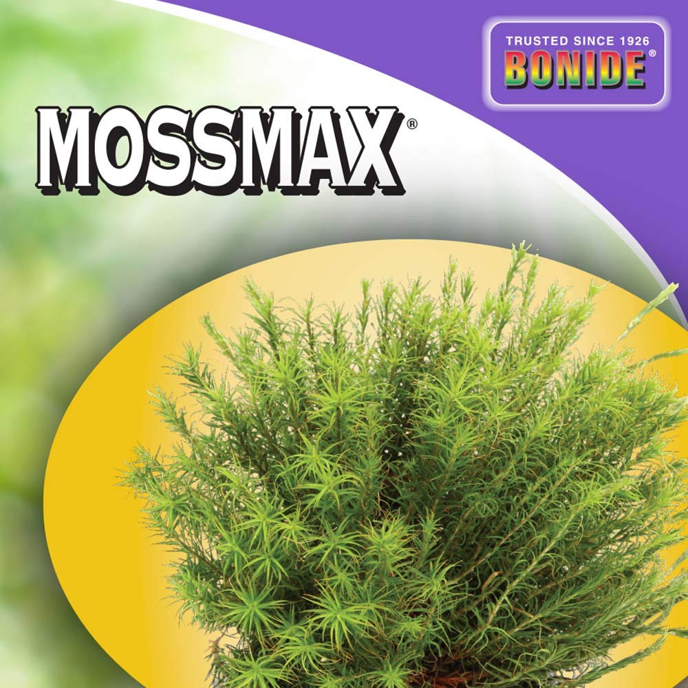 Bonide MossMax, 6 lbs. Ready-to-Use Granules Kill Lawn Moss Quickly at Home, Fast Acting and Effective Formula