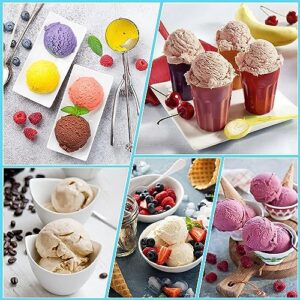 2/4/6PCS Creami Deluxe Pints , for Ninja Creami Deluxe Containers ,16 OZ Pint Frozen Dessert Containers Dishwasher Safe,Leak Proof Compatible with NC299AMZ,NC300s Series Ice Cream Makers ,Gray-6PCS