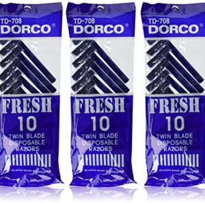 Dorco Fresh Twin Blade Disposable Razors (3 packs) | Father's Day Gifts