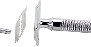 Merkur Mk34c Double Edge Razor with Heavy Duty Short Handle