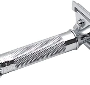 Merkur Mk34c Double Edge Razor with Heavy Duty Short Handle