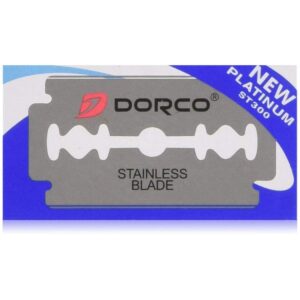 dorco st300 platinum extra double edge razor blades 1000 blades