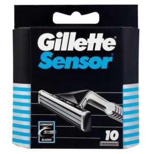 gillette sensor refill razor blade cartridges - 10 pack