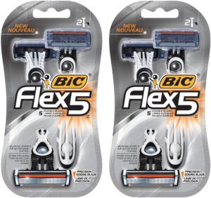 bic flex 5 men's shaver size 2pk bic flex 5 men's shaver 2pk