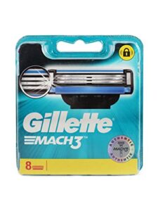 gillette mach 3-8 count (1 x 8 pack)