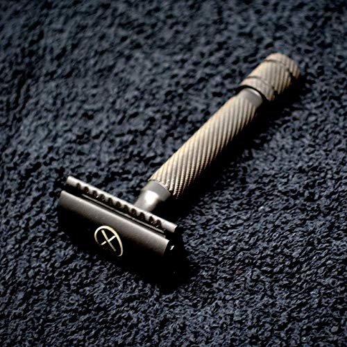 XPERSIS PRO Safety Razor For Men Double Edge Real Hand Crafted German Steel Black