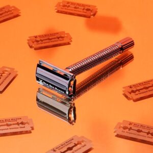 van der hagen safety razor kit 110mm, gun metal