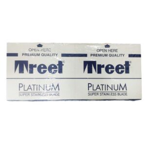 treet platinum super stainless double edge razor blades, (100 blades)