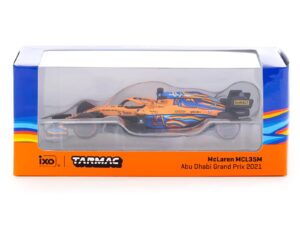 tarmac works mclaren mcl35m #3 daniel ricciardo formula one f1 abu dhabi gp (2021) "global64 series 1/64 diecast model car t64g-f040-dr3