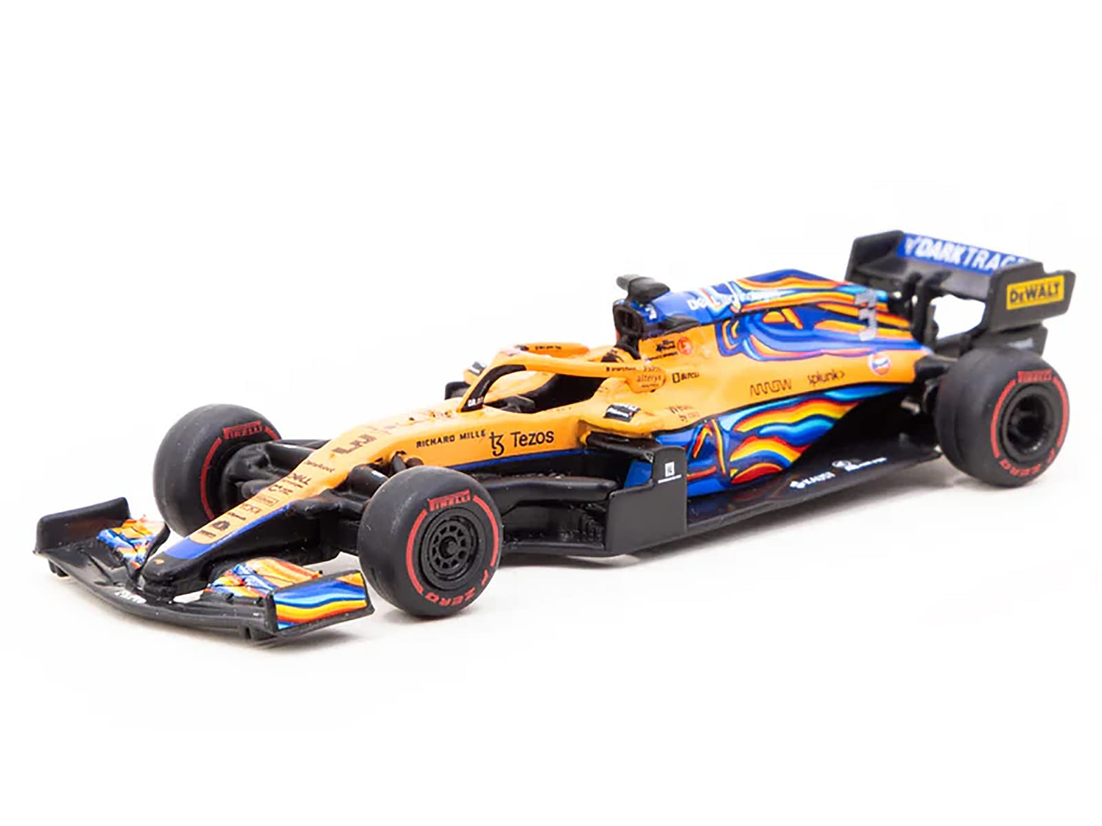 Tarmac Works McLaren MCL35M #3 Daniel Ricciardo Formula One F1 Abu Dhabi GP (2021) "Global64 Series 1/64 Diecast Model Car T64G-F040-DR3