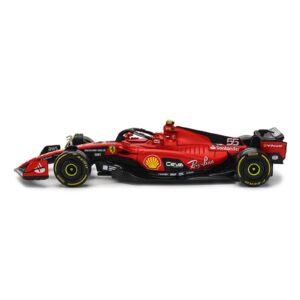 HTLNUZD Bburago 2023 1/43 SF23#55 Racing Model Car for F1 Scuderia Ferrari 1:43 SF23#55 Sainz Alloy Car Die Cast Car Model Adult Collection Gift (SF23#55 Color Box Version)