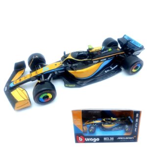 htlnuzd bburago 1:43 2022 f1 mcl36#4 lando norris f1 racing 1/43 mcl36#4 formula one alloy luxury die cast collection vehicles model gift