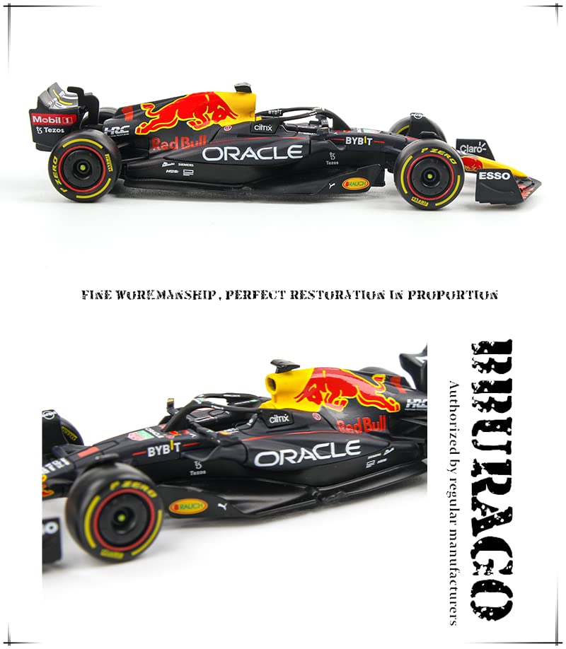 IYASFPFP Bburago 1:43 New 2022 F1 Red Bull Racing RB18 1# Verstappen 11# Perez Special Paint Formula One Alloy Super Toy Car Model (RB18 #11)