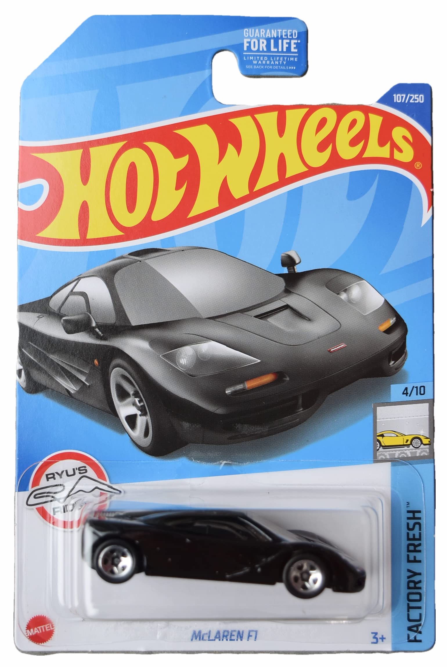 Hot Wheels McLaren F1, Factory Fresh 4/10 - Black