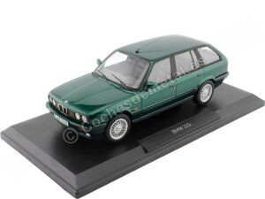 1990 325i touring green metallic 1/18 diecast model car by norev 183219