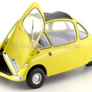 Oxford Diecast Heinkel Trojan LHD Bubble Car Yellow 1/18 Diecast Model Car 18HE003