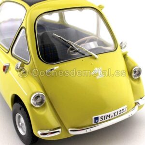 Oxford Diecast Heinkel Trojan LHD Bubble Car Yellow 1/18 Diecast Model Car 18HE003