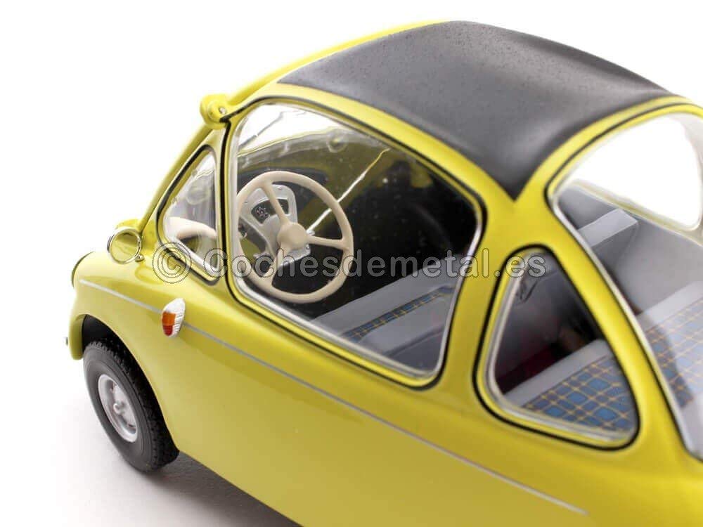 Oxford Diecast Heinkel Trojan LHD Bubble Car Yellow 1/18 Diecast Model Car 18HE003