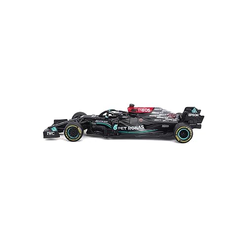 Xiangtat 1/43 Bburago Mercedes-AMG F1 W12 E Performance #44 Lewis Hamilton 2021 1/43 Diecast Model Car (W12 E #44 W/Helmet)