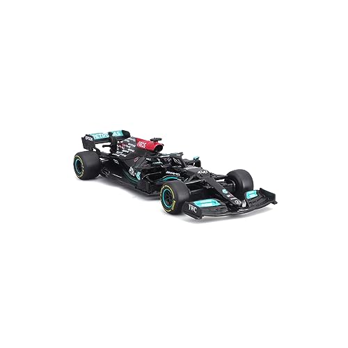 Xiangtat 1/43 Bburago Mercedes-AMG F1 W12 E Performance #44 Lewis Hamilton 2021 1/43 Diecast Model Car (W12 E #44 W/Helmet)